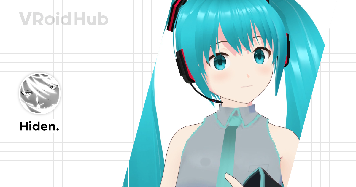 Hiden. - VRoid Hub