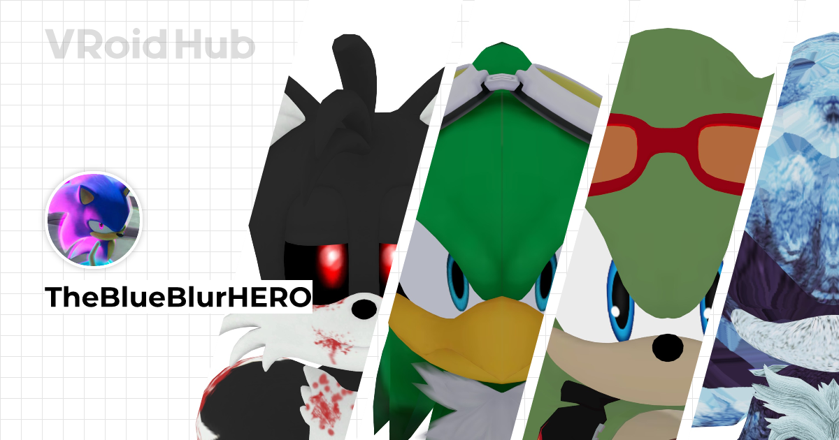 TheBlueBlurHERO - VRoid Hub