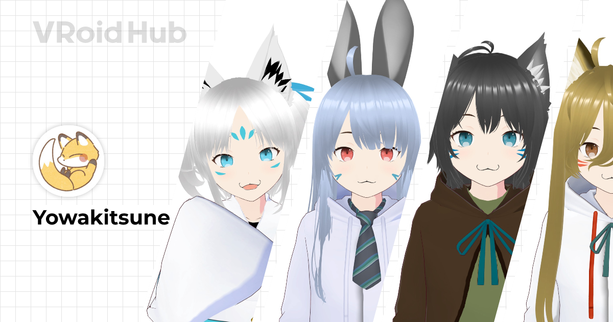 Yowakitsune - VRoid Hub