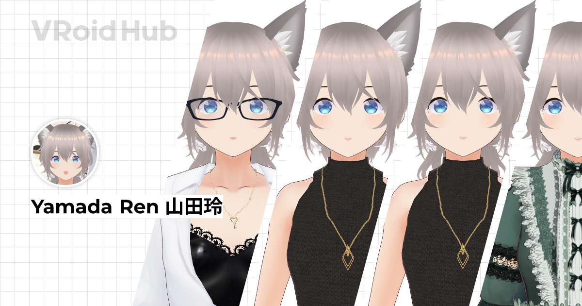 Yamada Ren 山田玲 - VRoid Hub
