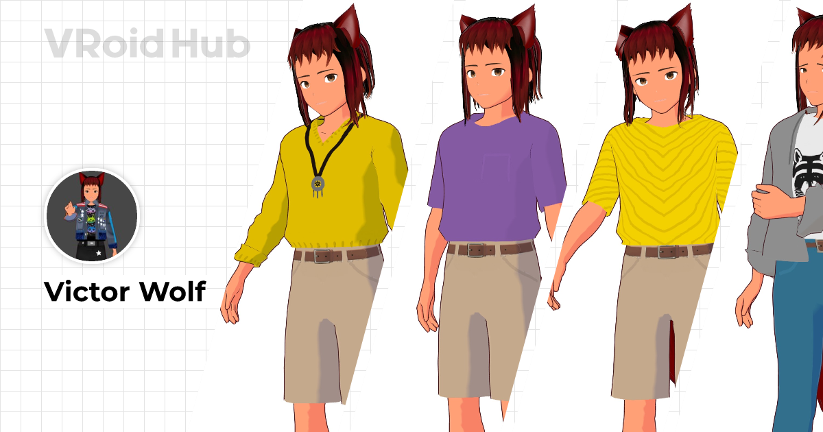 Victor Wolf - VRoid Hub