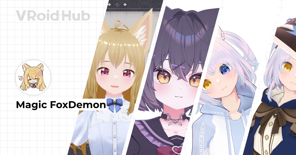 Magic FoxDemon - VRoid Hub