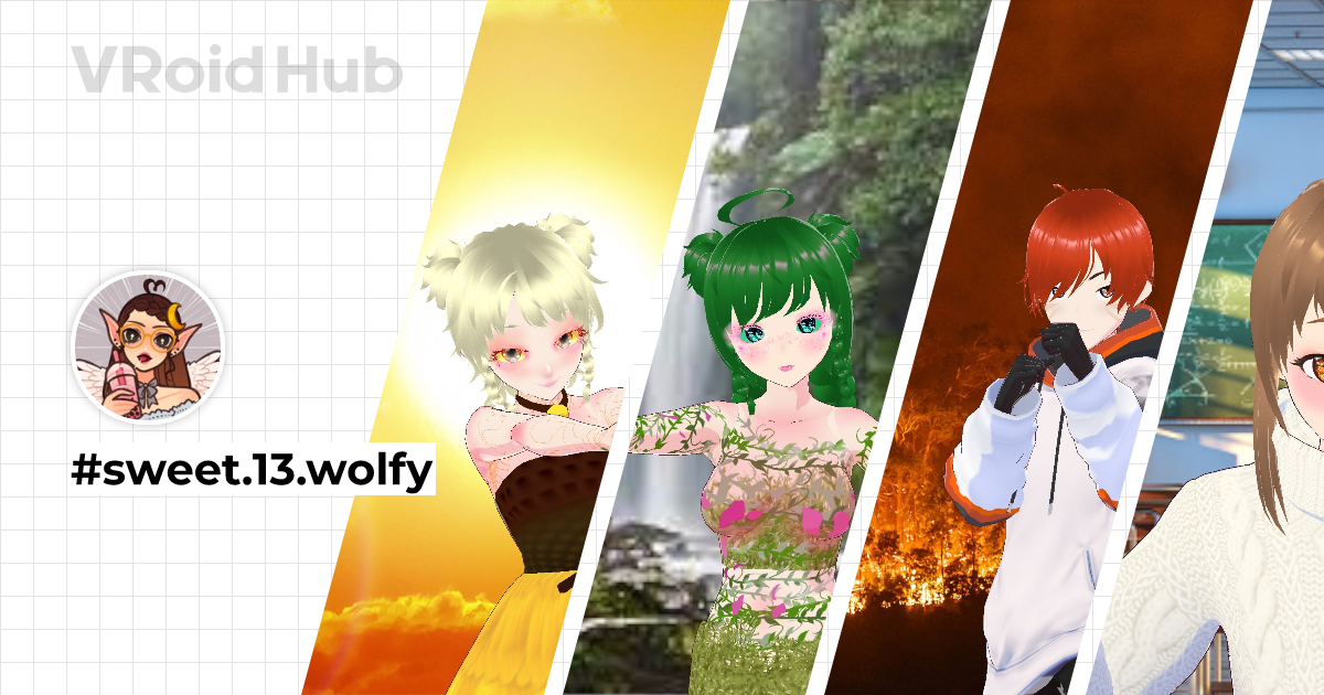 #sweet.13.wolfy - VRoid Hub