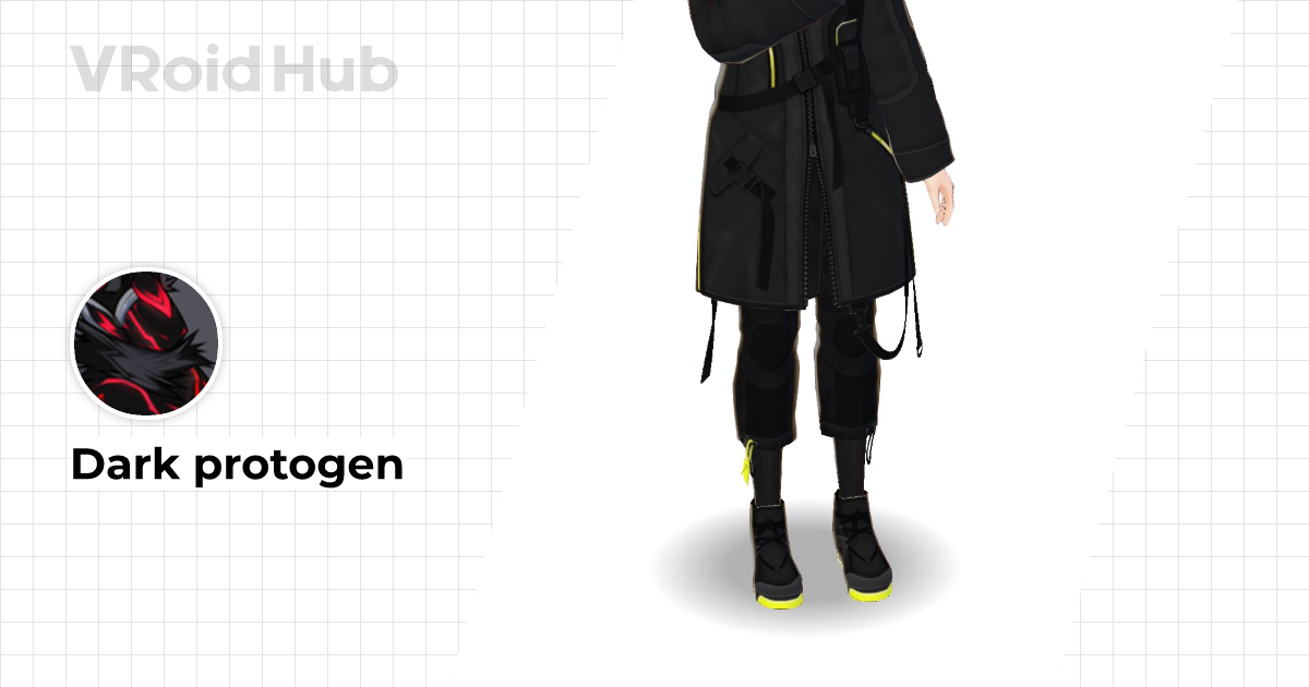 Dark protogen - VRoid Hub